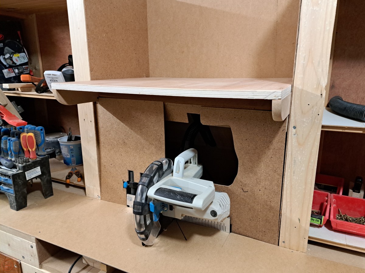 Mitre saw bench – Part 13 – Upgraded dust collection – The Woodworking ...